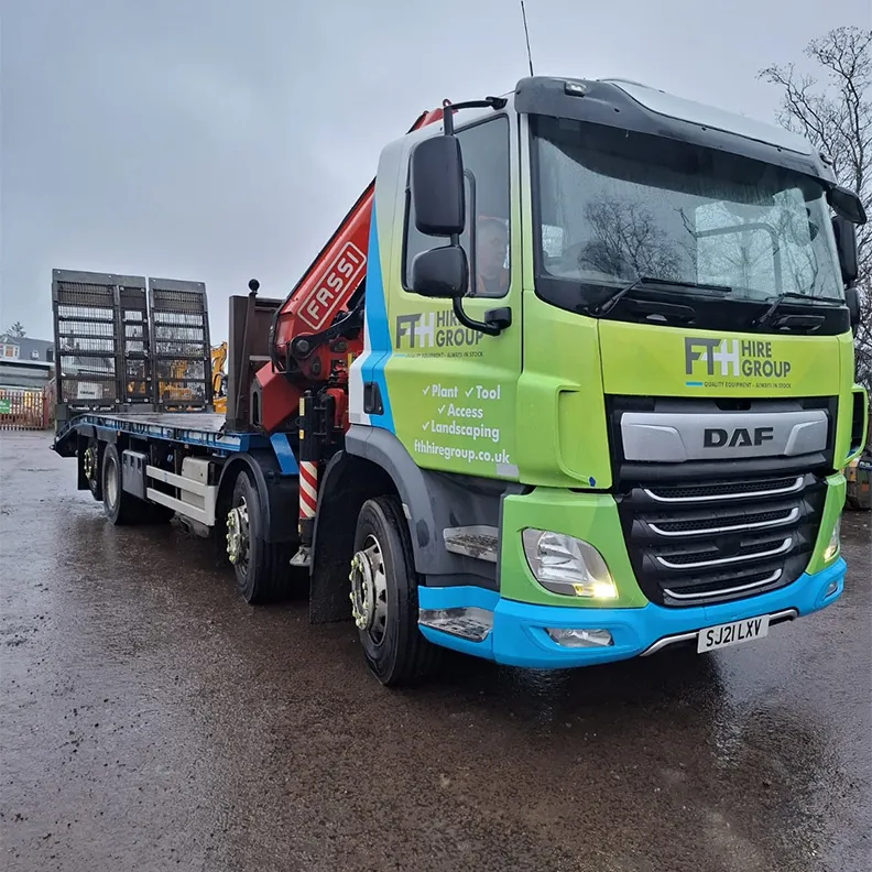 32T Beavertail Daf Truck & Crane 2021 - Compact Plant Sales
