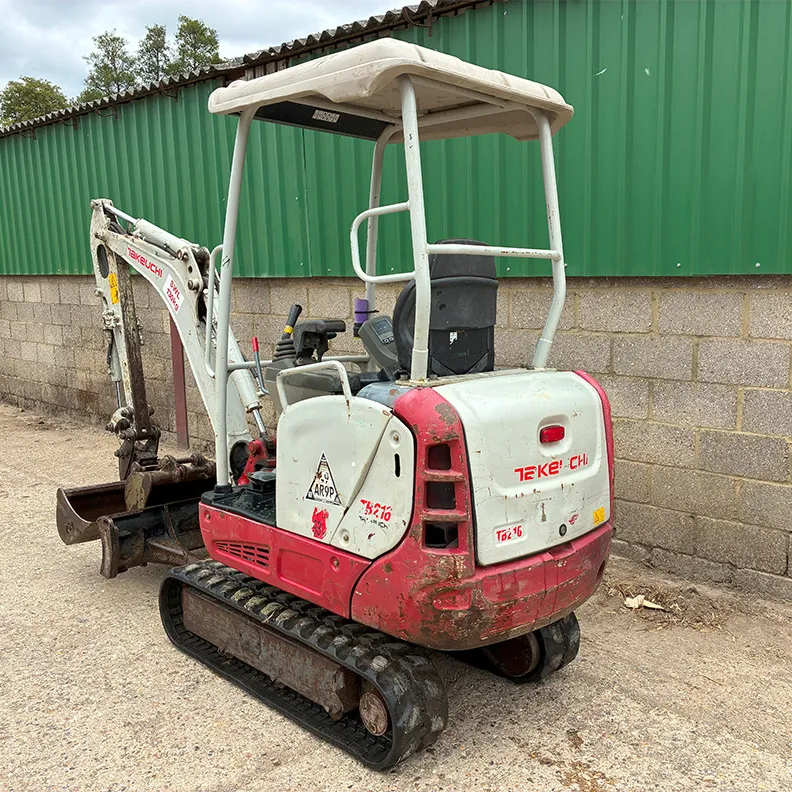 1.5T Excavator Takeuchi TB216 2018 - Compact Plant Sales