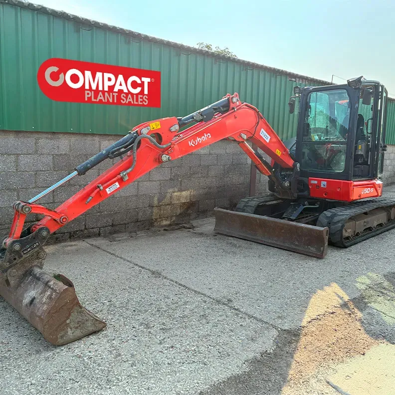 5T Excavator Kubota U50-5 KGLS2 2021 (High Spec) - Compact Plant Sales